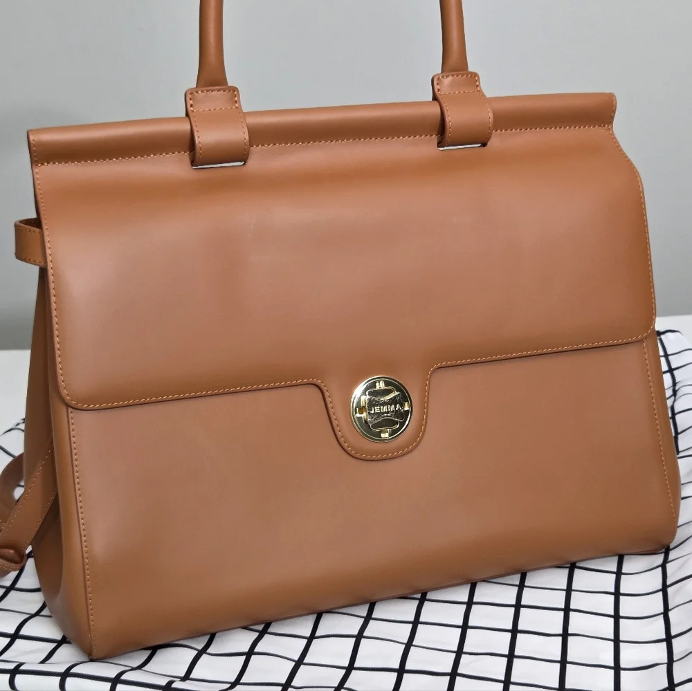 JEMMA | Bags | Jemma Emma 37 Work Bag Laptop Satchel Business Tote ...